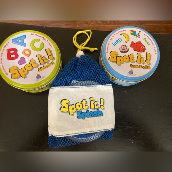Spot It | Toys | Spot It Splash Spot It Basic English Spot It Alphabet ...